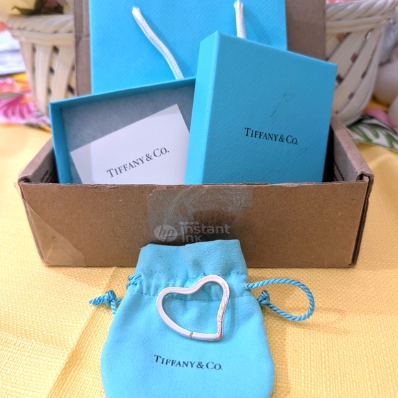 Tiffany & Co. | Other | Tiffany Co Elsa Peretti Heart Key Ring | Poshmark